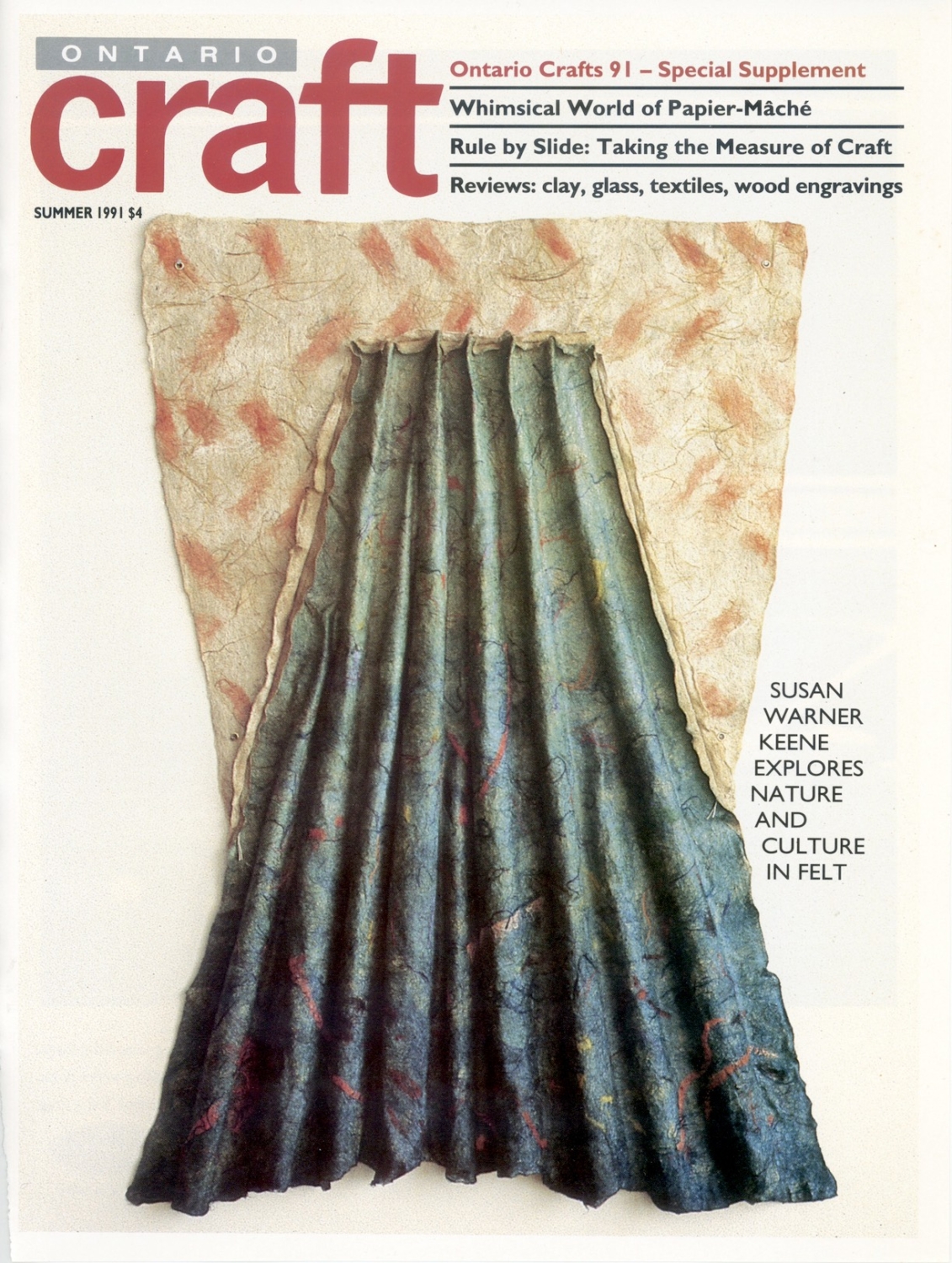 Natural Resources – Profile in Ontario Craft Magazine – Susan Warner Keene